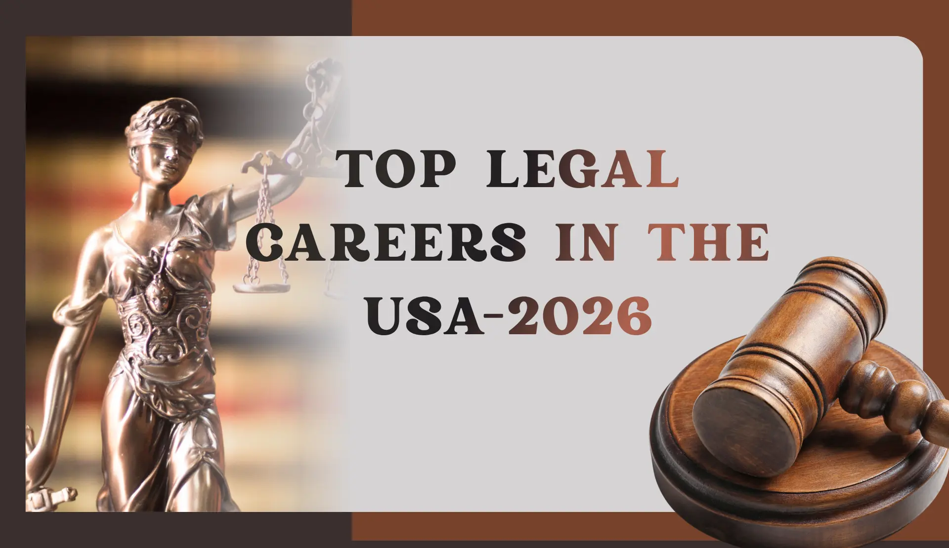 Top Legal Careers in the USA for 2026